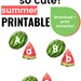 Summer Watermelon Alphabet Letter Uppercase and Lowercase Match up ...