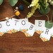 October Banner Printable, October Wall Art, Fall Printable Download ...