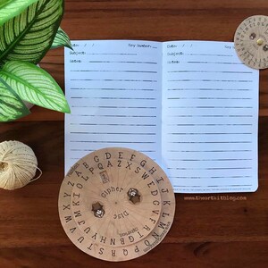 Cipher Wheel Printable for Kids, Spy Kit, Decoder Download, Spy Log ...