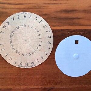 Cipher Wheel Printable for Kids, Spy Kit, Decoder Download, Spy Log ...