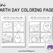 Mini Earth Day Coloring Book, Mini Coloring Pages, Earth Day Coloring ...