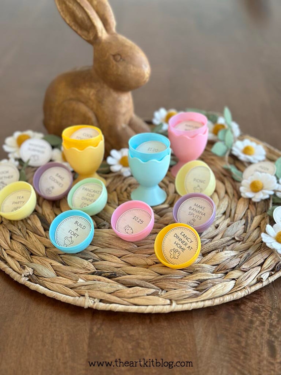 60 PRINTABLE Easter Egg Tokens, Easter Egg Filler, Easter Egg Hunt ...