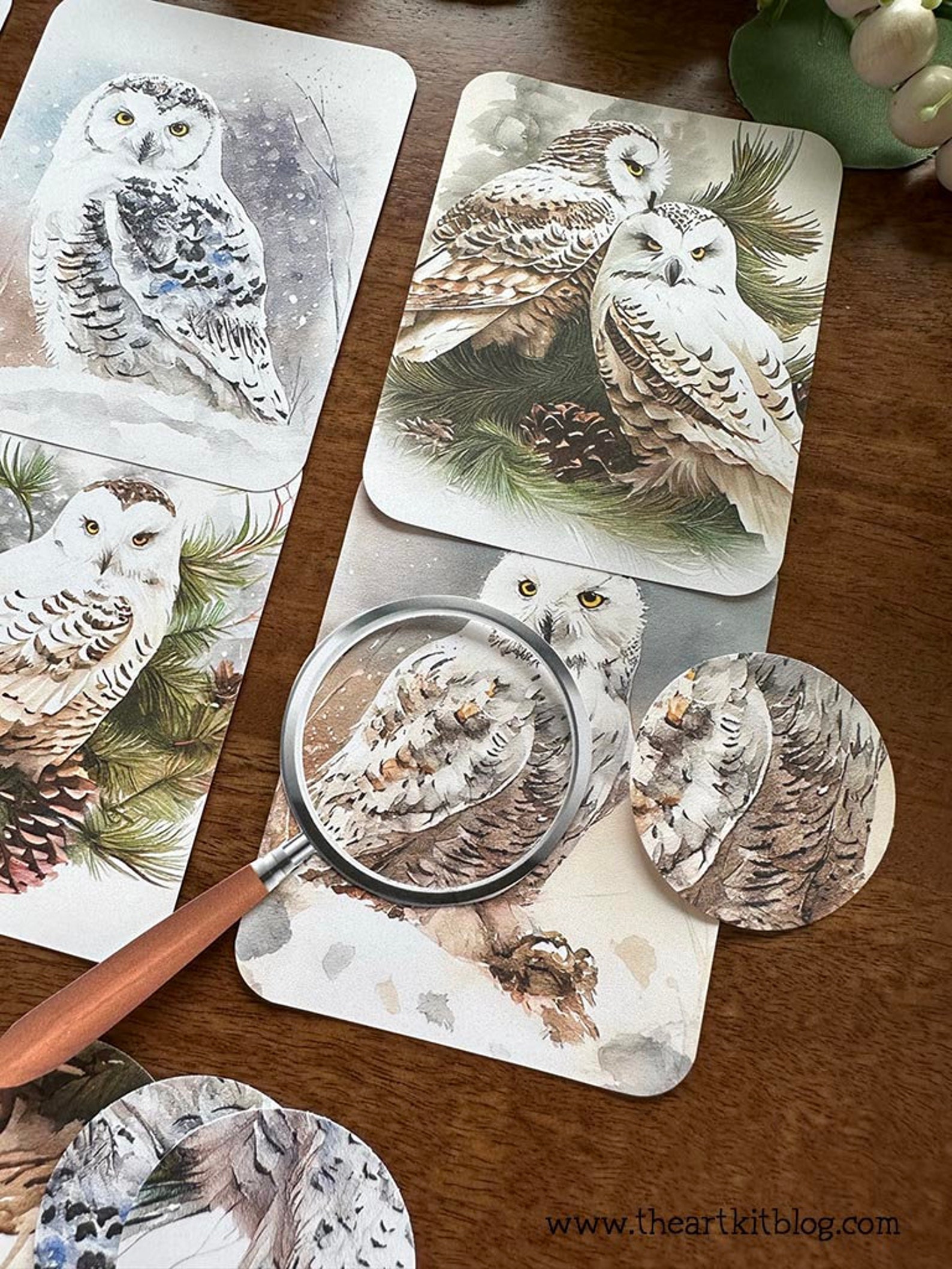 Snowy Owl Match Game Printable for Kids, PDF Download, Memory Match ...