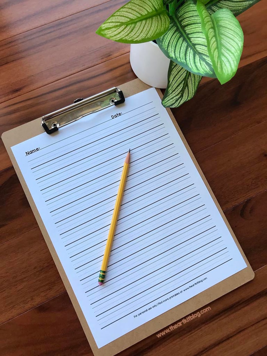 Lined Paper Printables, for Kids and Adults, Handwriting Practice ...