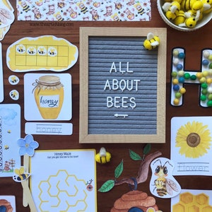 My Honey Bee Learning Pack, Unit Study, Busy Book, Supplemental ...