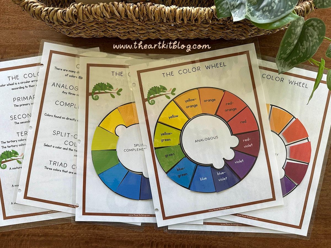 Interactive Color Wheel, Color Wheels for Kids, Printable Color ...