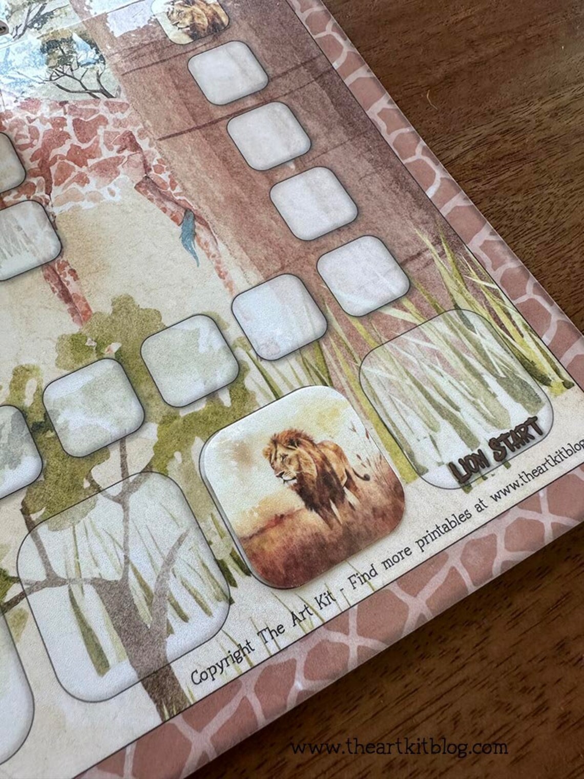 Printable Board Game Honey Badger Run Game Printable Games - Etsy