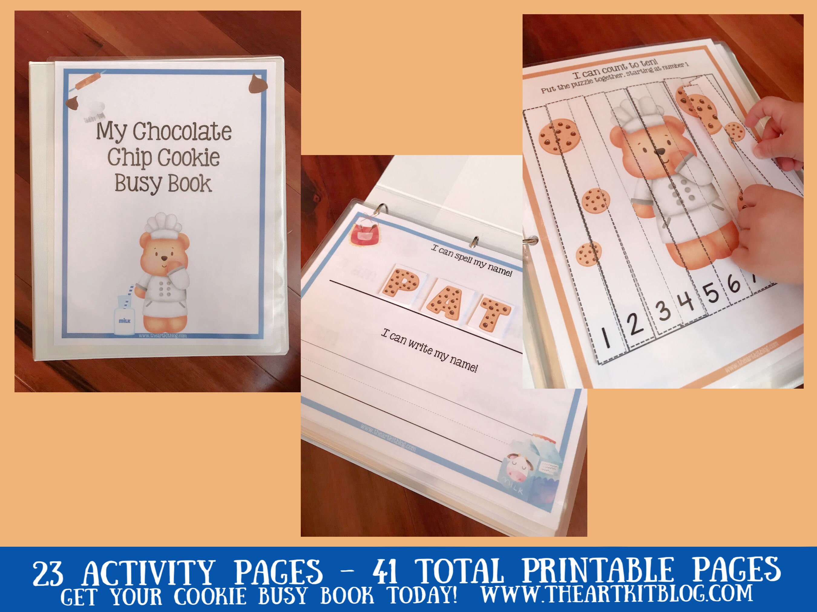Busy Book Toddler, Busy Book Printable, Busy Book Preschool, Busy Book ...