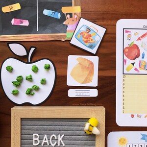 School Bundle Printables for Kids, Toddler Montessori Learning, Busy ...