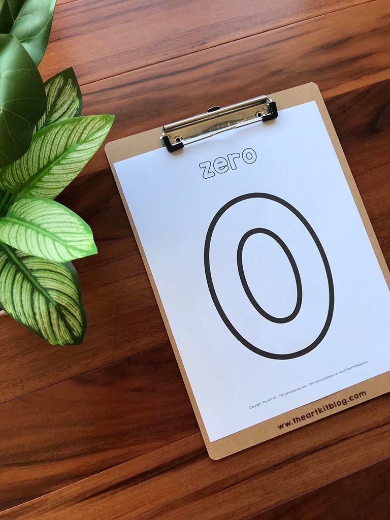 Printable Number Outlines, Templates, Coloring Pages, Coloring Book ...