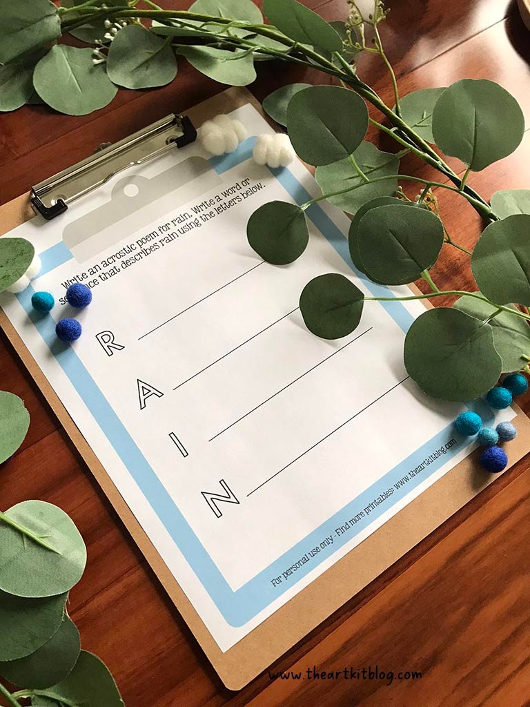 Printable Acrostic Poem Templates for May for Kids, Language Arts ...