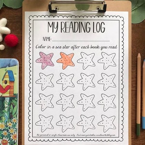 Coloring Pages Printable Reading Logs for Kids, Track Reading Progress ...