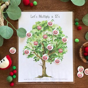 Multiplication Printables, Apple Tree Multiplication, Math Trees ...