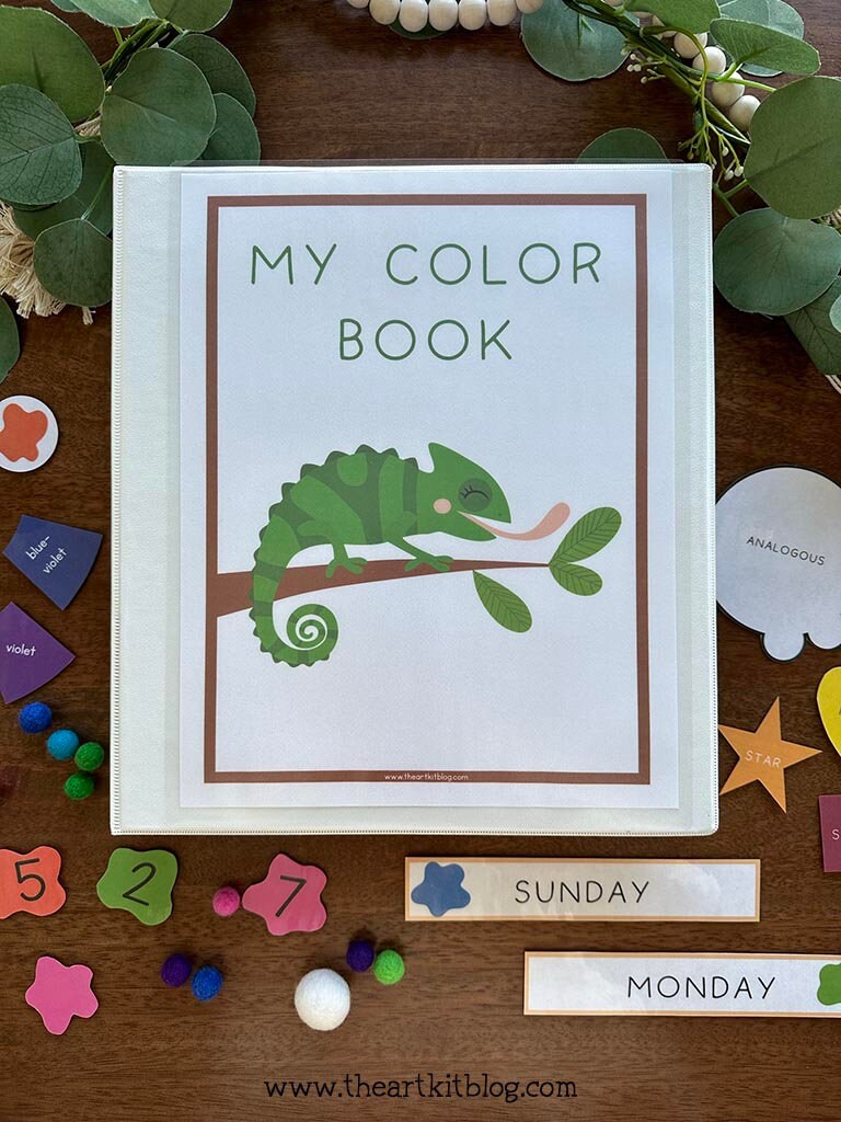 Color Busy Book, Color Wheels for Kids, Printable Color Bundle ...