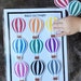 Match the Hot Air Balloon Colors // Cute Kids Matching Game ...