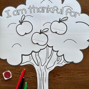 My Gratitude Tree Printable, Thanksgiving, November Wall Art, Fall ...