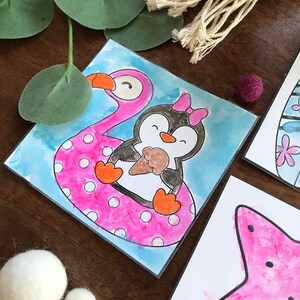 Mini Summer Coloring Book, Mini Summer Coloring Pages, Cute Coloring ...