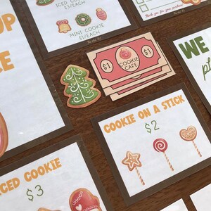 Christmas Cookie Cafe, Pretend Play Shop, Christmas Pretend Play ...