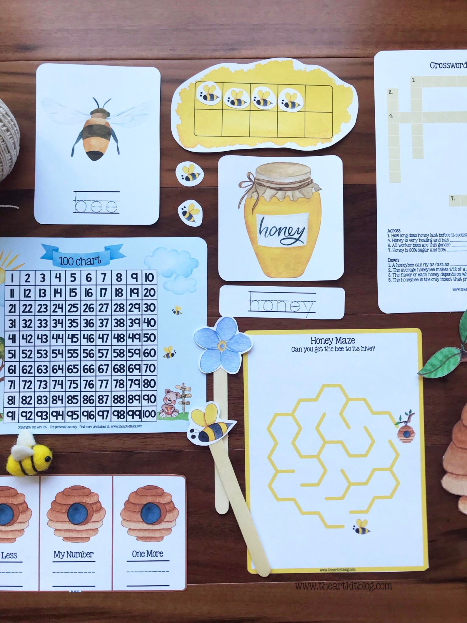 My Honey Bee Learning Pack Unit Study Busy Book - Etsy