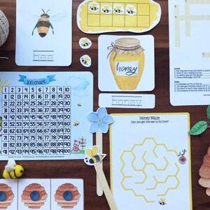 My Honey Bee Learning Pack, Unit Study, Busy Book, Supplemental ...