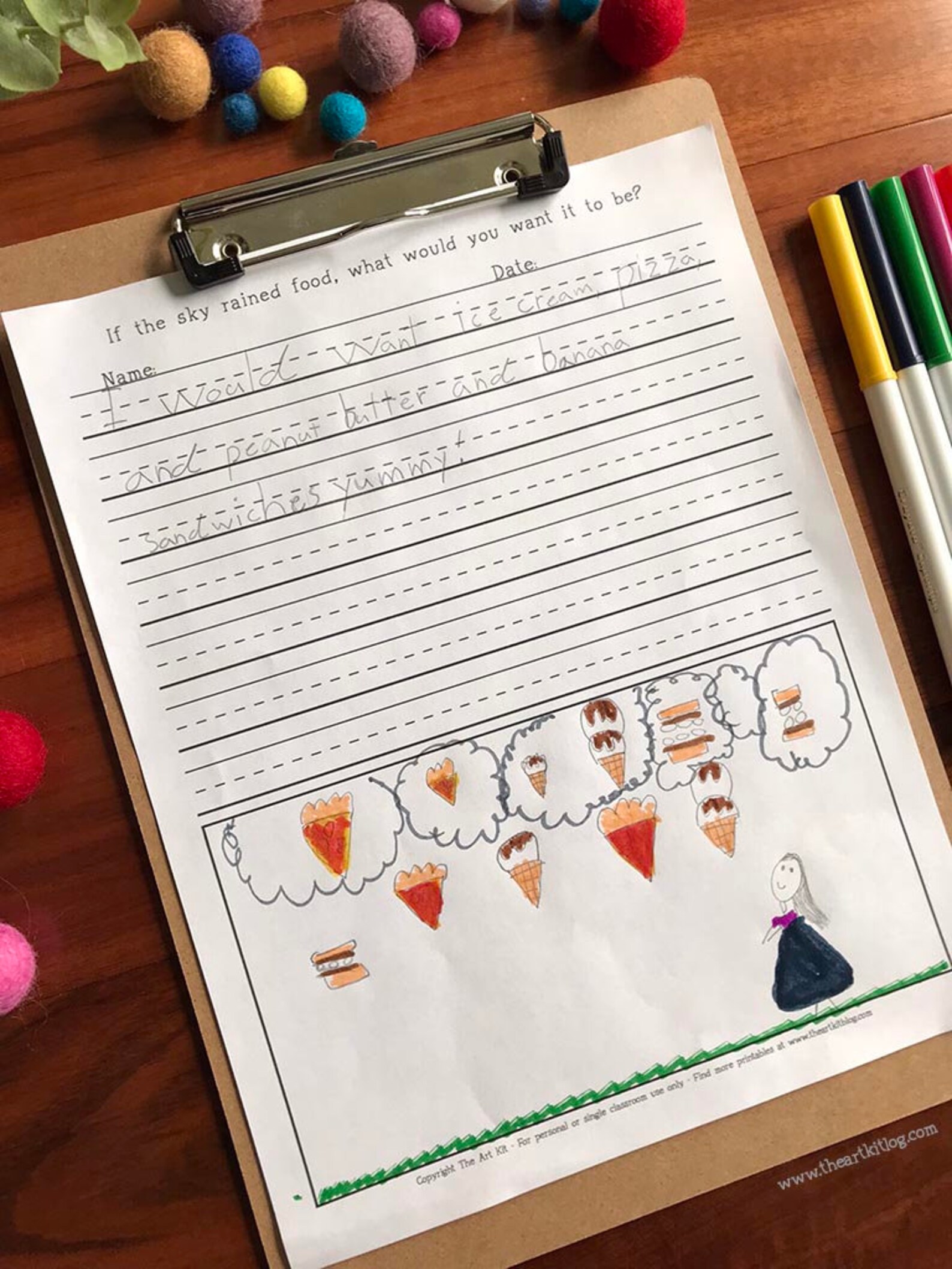 Creative Writing Prompts, April Writing Prompts, 2nd Grade Language ...