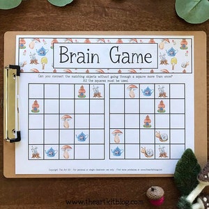 Woodland Game Bundle, Printables for Kids, Book Game Bundle, Pairs With ...