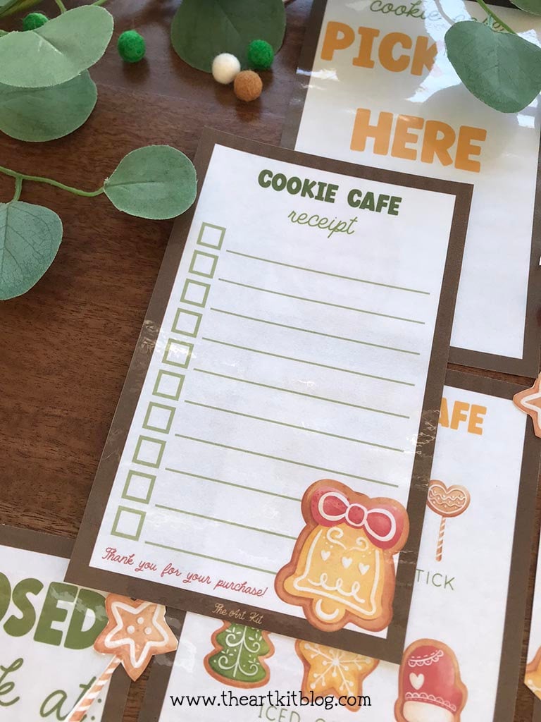 Christmas Cookie Cafe, Pretend Play Shop, Christmas Pretend Play ...