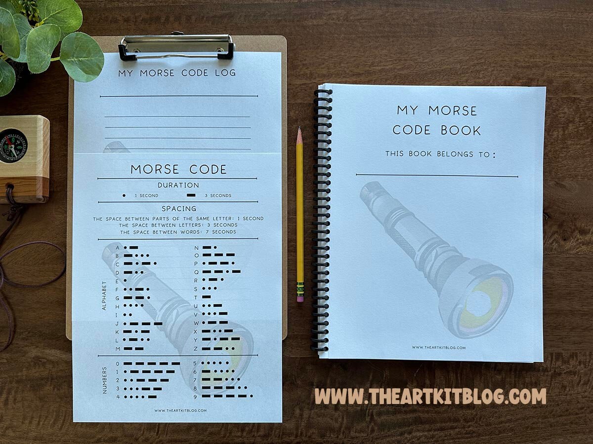 Morse Code Printable, Morse Code Download, Homeschooling Printables for ...