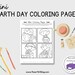 Mini Earth Day Coloring Book, Mini Coloring Pages, Earth Day Coloring ...