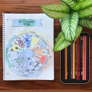 Monthly Phenology Wheel Printable Template, Nature Journaling ...