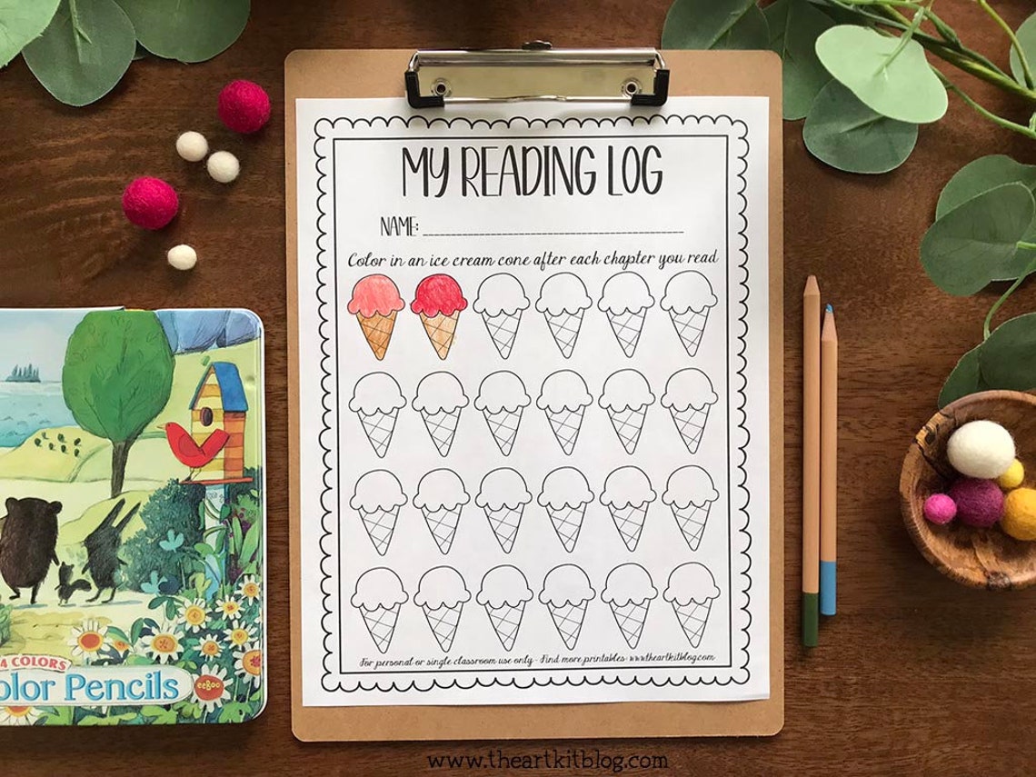 Coloring Pages Printable Reading Logs for Kids Track Reading - Etsy