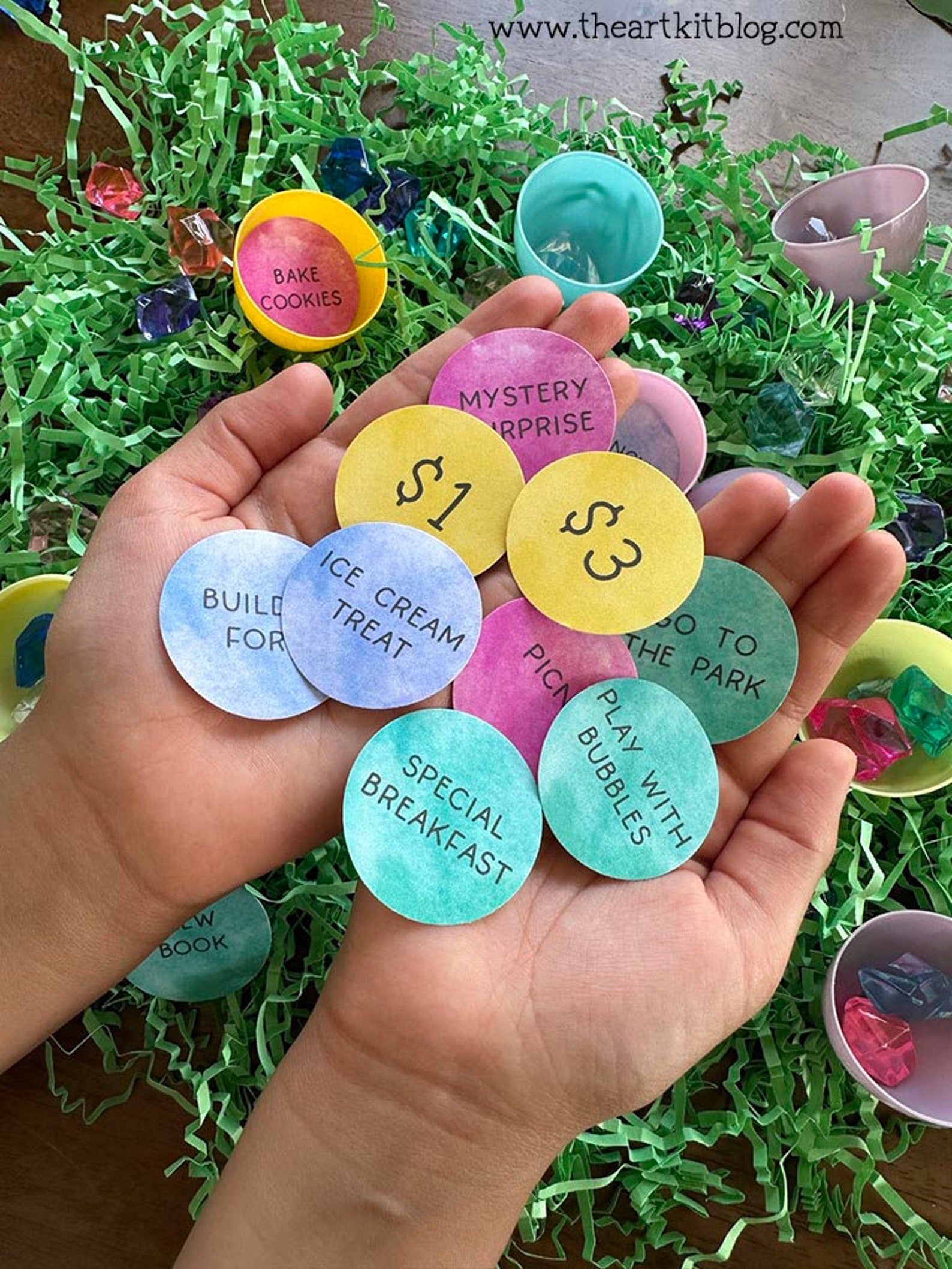 PRINTABLE Easter Egg Reward Tokens, Download Easter Basket Tokens, Kids ...