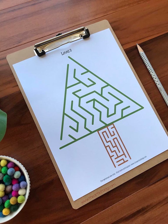 Labyrinthes De Noël Pour Les Enfants