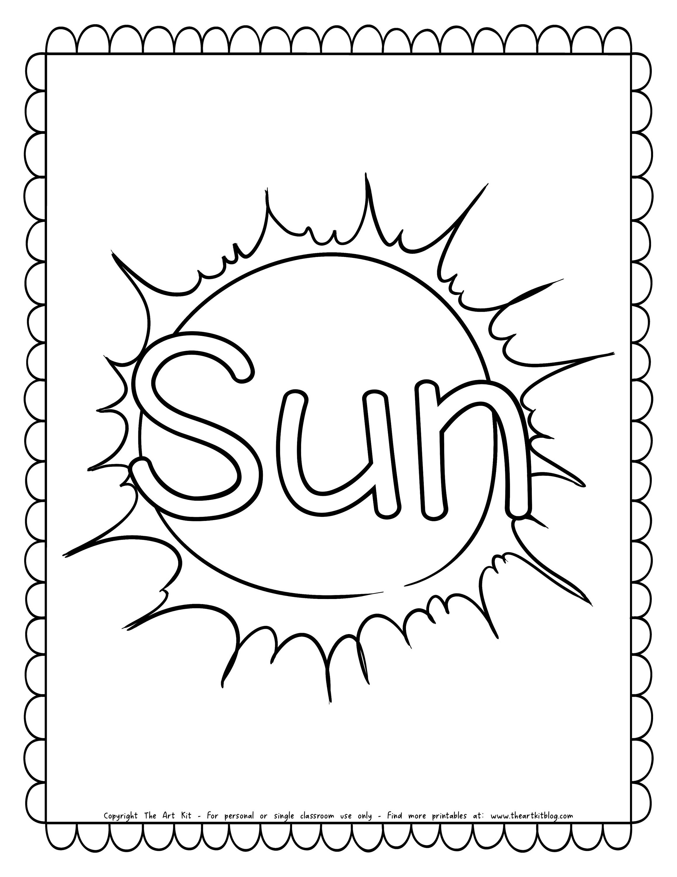 Solar System Coloring Pages Book, 13 Pages to Color, PRINTABLE for Kids ...