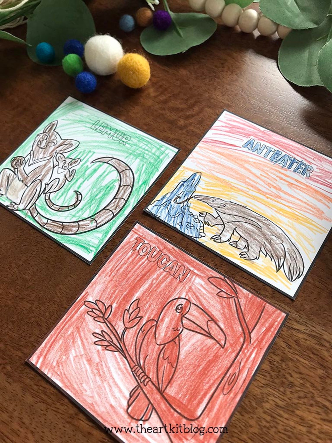 Mini Rainforest Animals Coloring Book Rainforest Coloring - Etsy