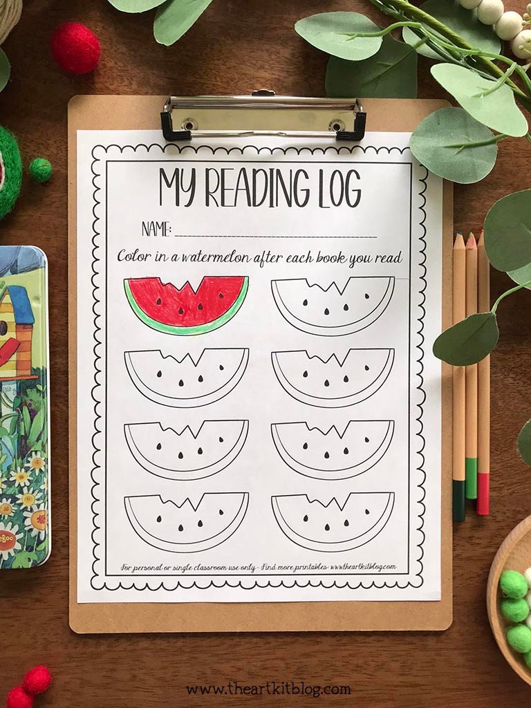 Coloring Pages Printable Reading Logs for Kids, Track Reading Progress ...