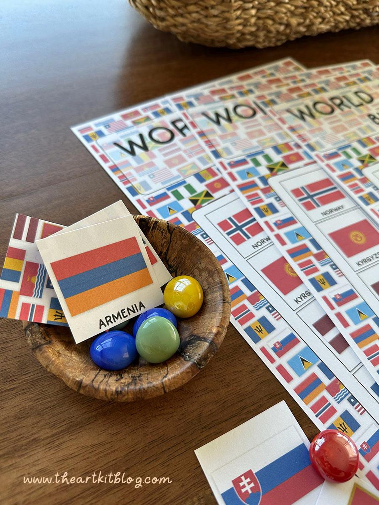 World Flags Bingo, Bingo Game Printable, Summer Games PDF, World Unit ...