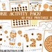 Chocolate Chip Cookie Activity Printable Pack, Busy Book, Learning ...