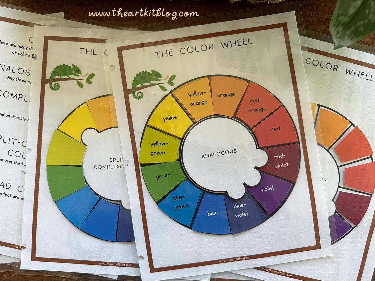 Interactive Color Wheel, Color Wheels for Kids, Printable Color ...