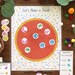 Shape Pizza Printable Activity for Kids, Busy Book, Busy Binder ...