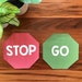 Stop Go Signs Printable, Practice Red Light Green Light, Kids ...