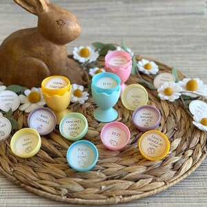 60 PRINTABLE Easter Egg Tokens, Easter Egg Filler, Easter Egg Hunt ...