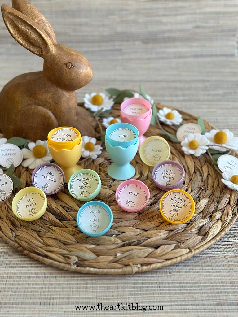 60 PRINTABLE Easter Egg Tokens, Easter Egg Filler, Easter Egg Hunt ...