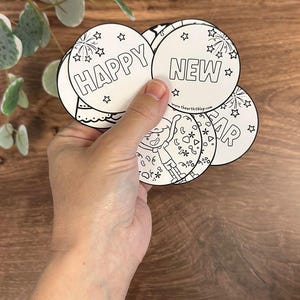 Happy New Year Paper Craft, Digital Download, Homeschool Printables ...