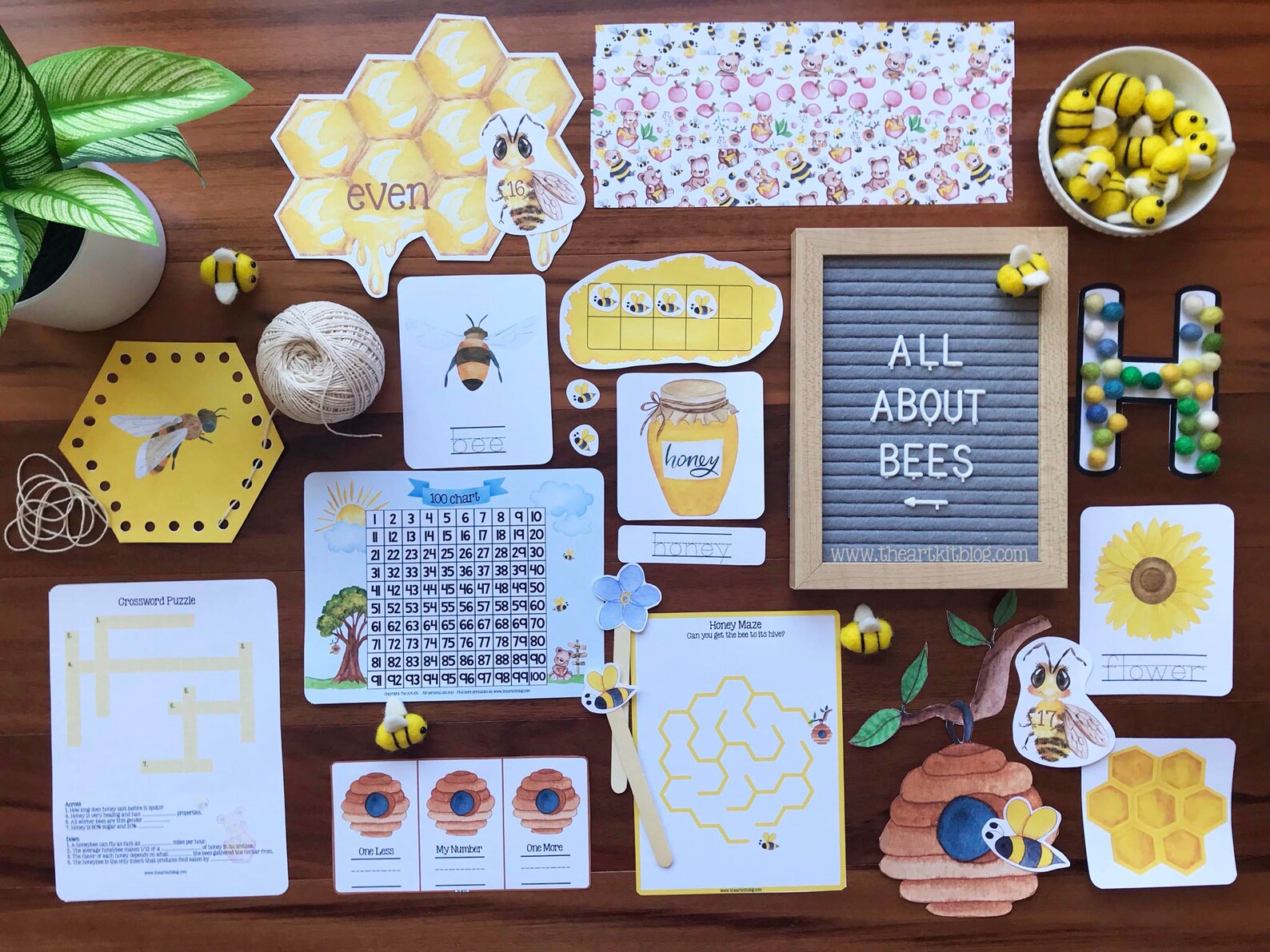 My Honey Bee Learning Pack Unit Study Busy Book - Etsy
