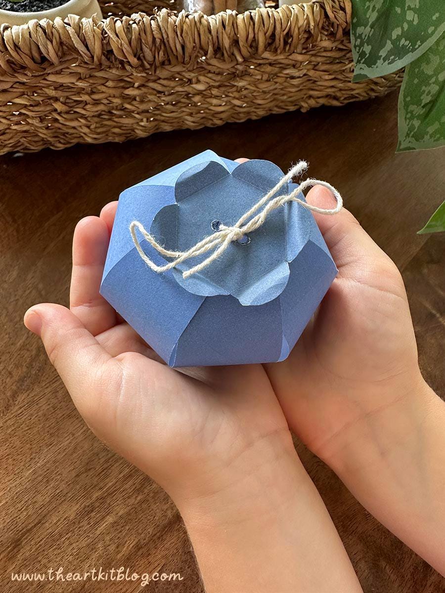 Blueberry Party Favors, DIY Paper Box Blueberry PRINTABLE, Blueberry ...