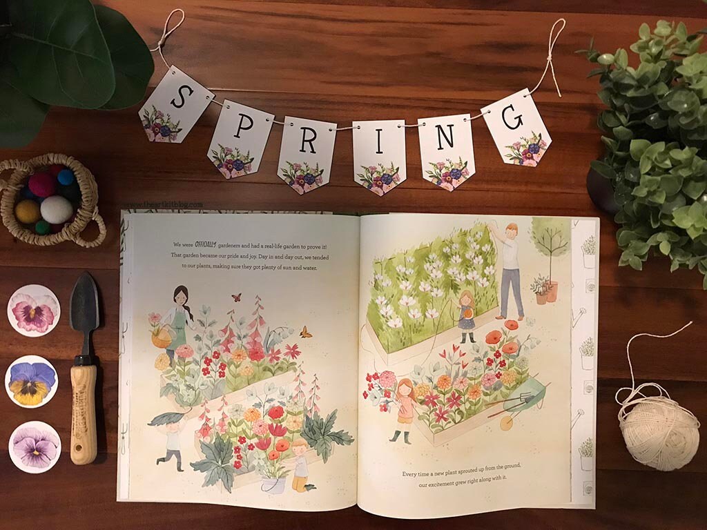 Spring Banner Printable, Spring Printable Wall Art, Spring Printable ...