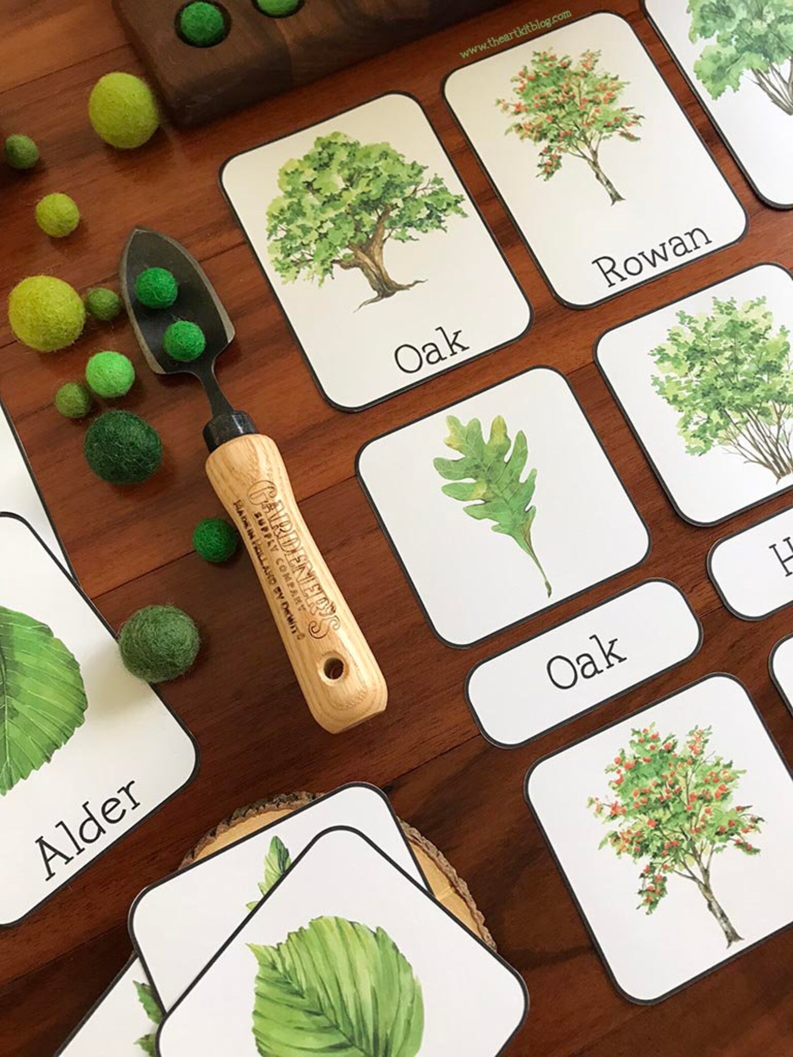 3 Part Cards, Trees, Leaves Printable, Classroom Decor, Tree Unit Study ...