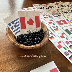 Flags of the World Bingo, Bingo Game Printable, Summer Games PDF, World ...