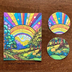 Summer Sun Stained Glass Match Game Kids Printable, PDF Download ...